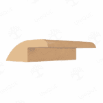 UW9893 Stain Grade Mini Overlap Reducer 1-1/4" x 3/8" x 5/16" drop ...