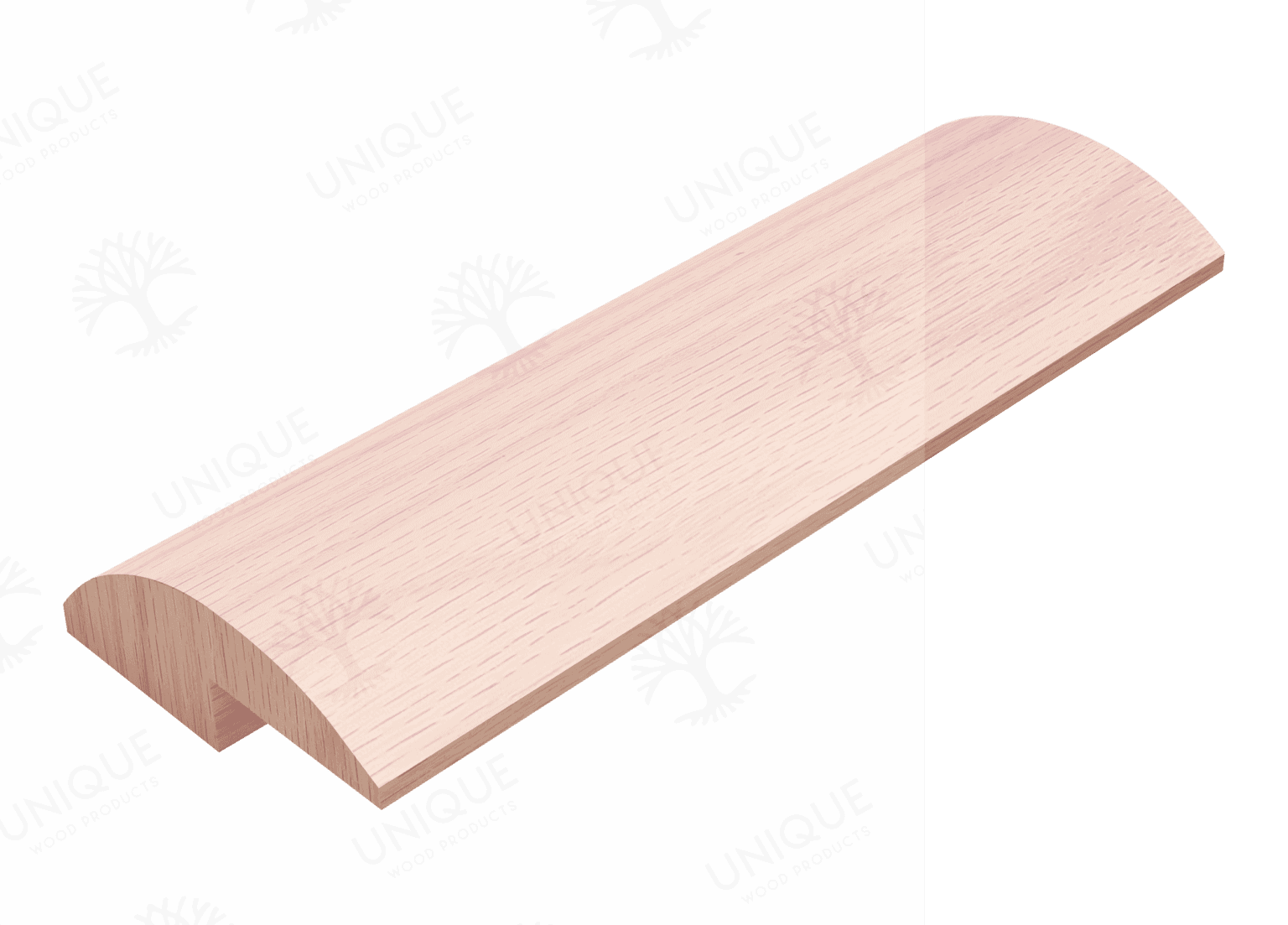 UW9897 Stain Grade Overlap Reducer 1-3/4" x 5/8" x 3/8" Drop - Unique ...