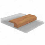 UW9897 Stain Grade Overlap Reducer 1-3/4" x 5/8" x 3/8" Drop - Unique ...
