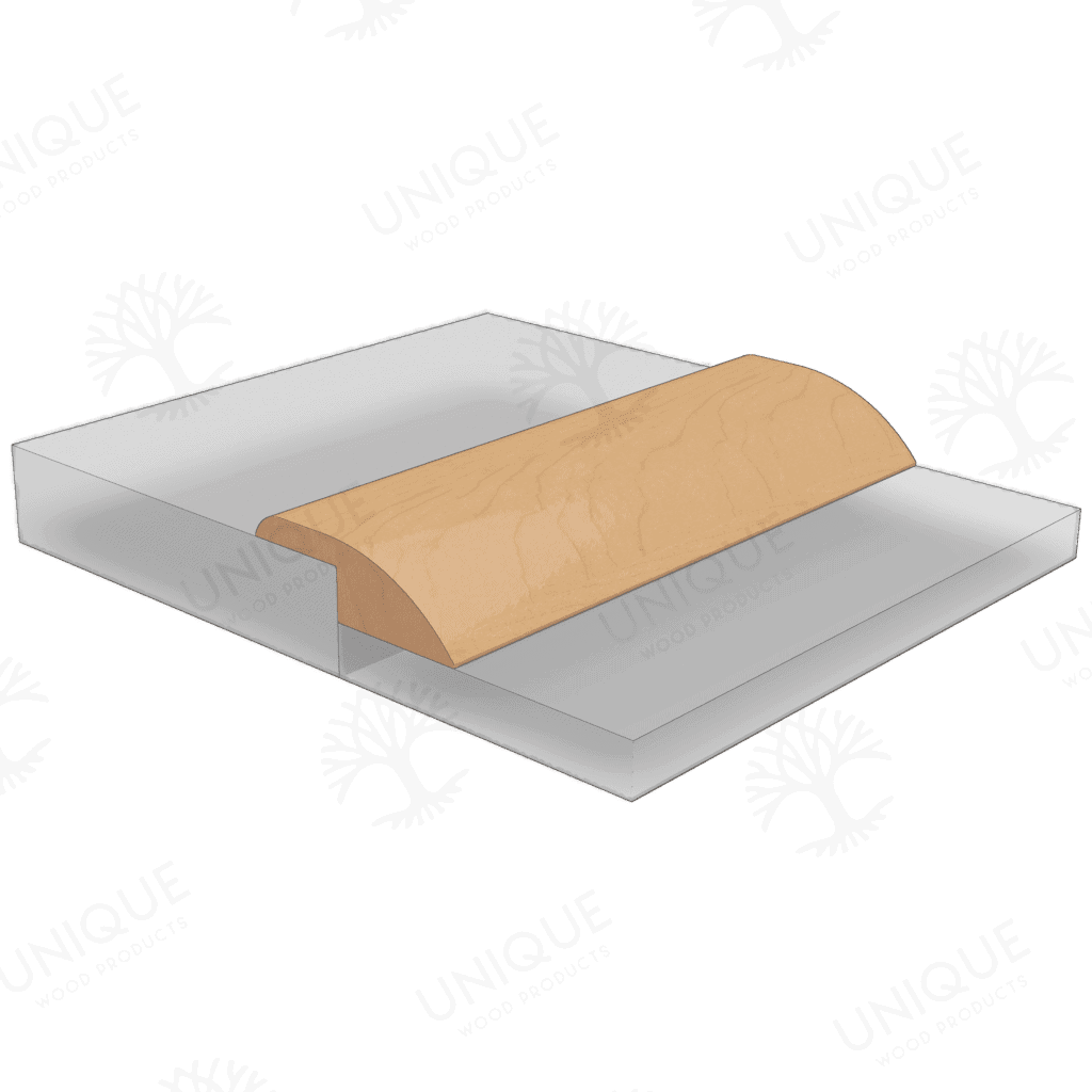 UW9893 Stain Grade Mini Overlap Reducer 1-1/4" x 3/8" x 5/16" drop ...