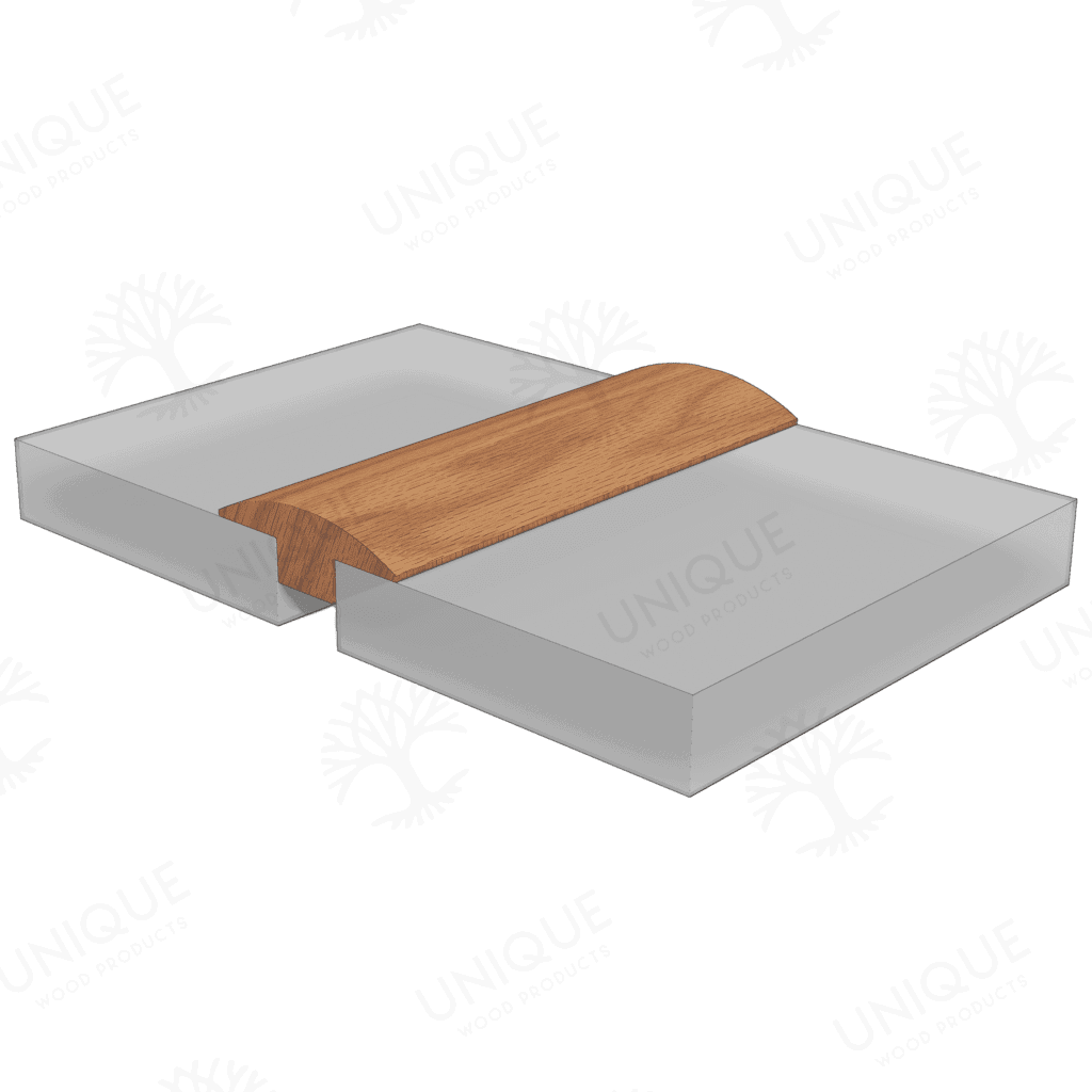 UW9897 Stain Grade Overlap Reducer 1-3/4" x 5/8" x 3/8" Drop - Unique ...
