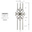 3 Leg Panel Baluster - Unique Wood Products