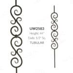 Double Scroll Baluster - Unique Wood Products