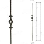 Single Window Baluster - Unique Wood Products