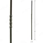 MEGA Single Twist Baluster - Unique Wood Products