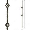 MEGA Double Basket Baluster - Unique Wood Products