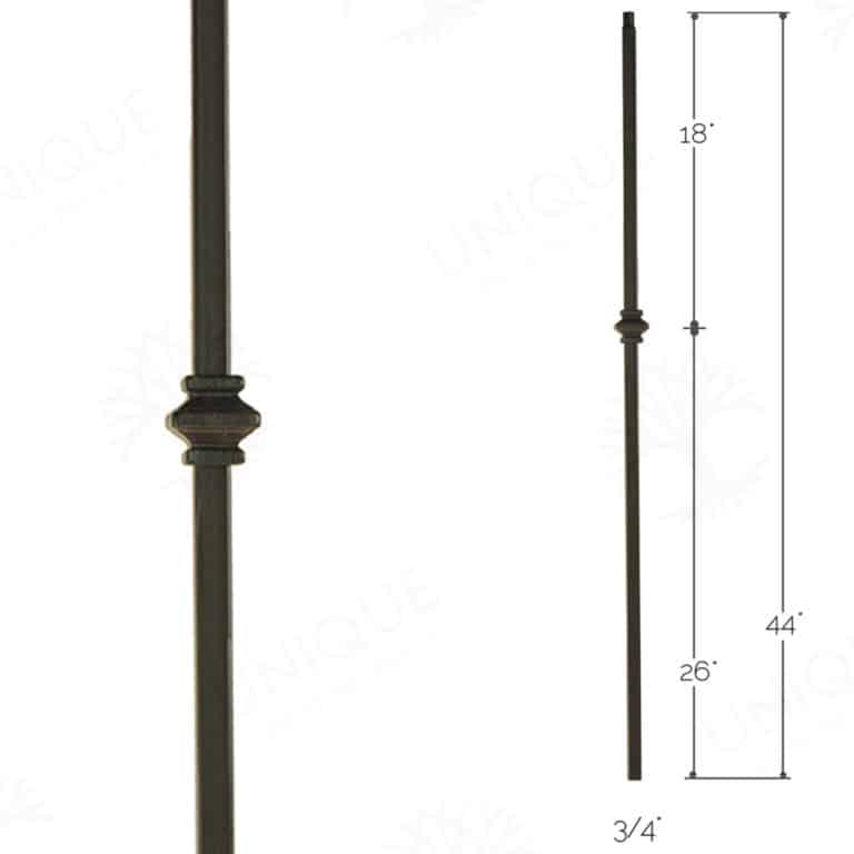 MEGA Single Knuckle Baluster - Unique Wood Products
