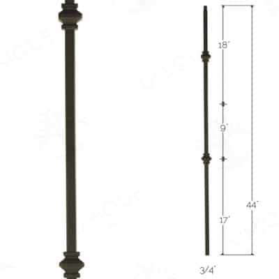 MEGA Double Knuckle Baluster - Unique Wood Products