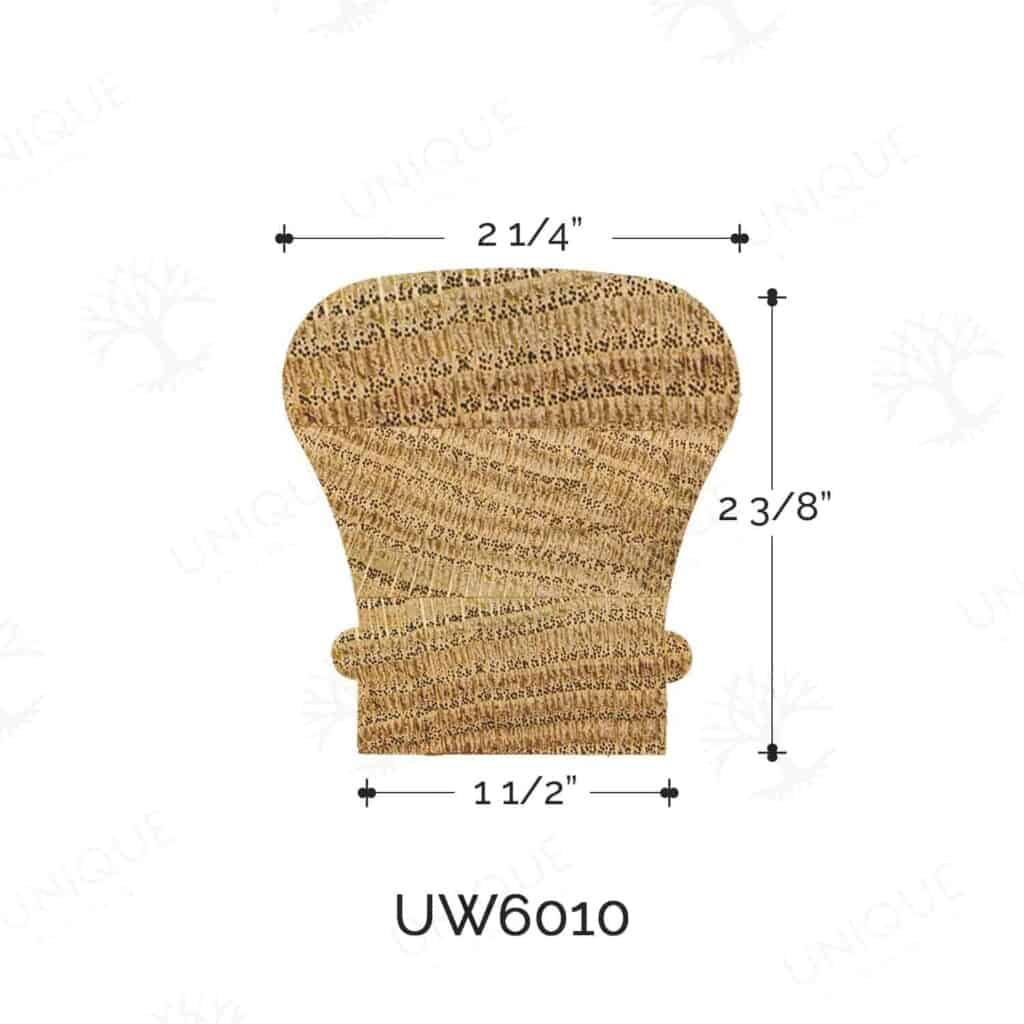 6010 Standard Handrail - Unique Wood Products