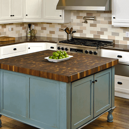 End Grain Butcher Block Countertop Unique Wood Products