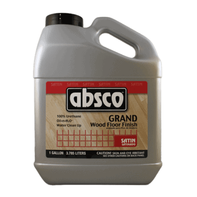 ABSCO SATIN GRAND WOOD FLOOR FINISH - Unique Wood Products