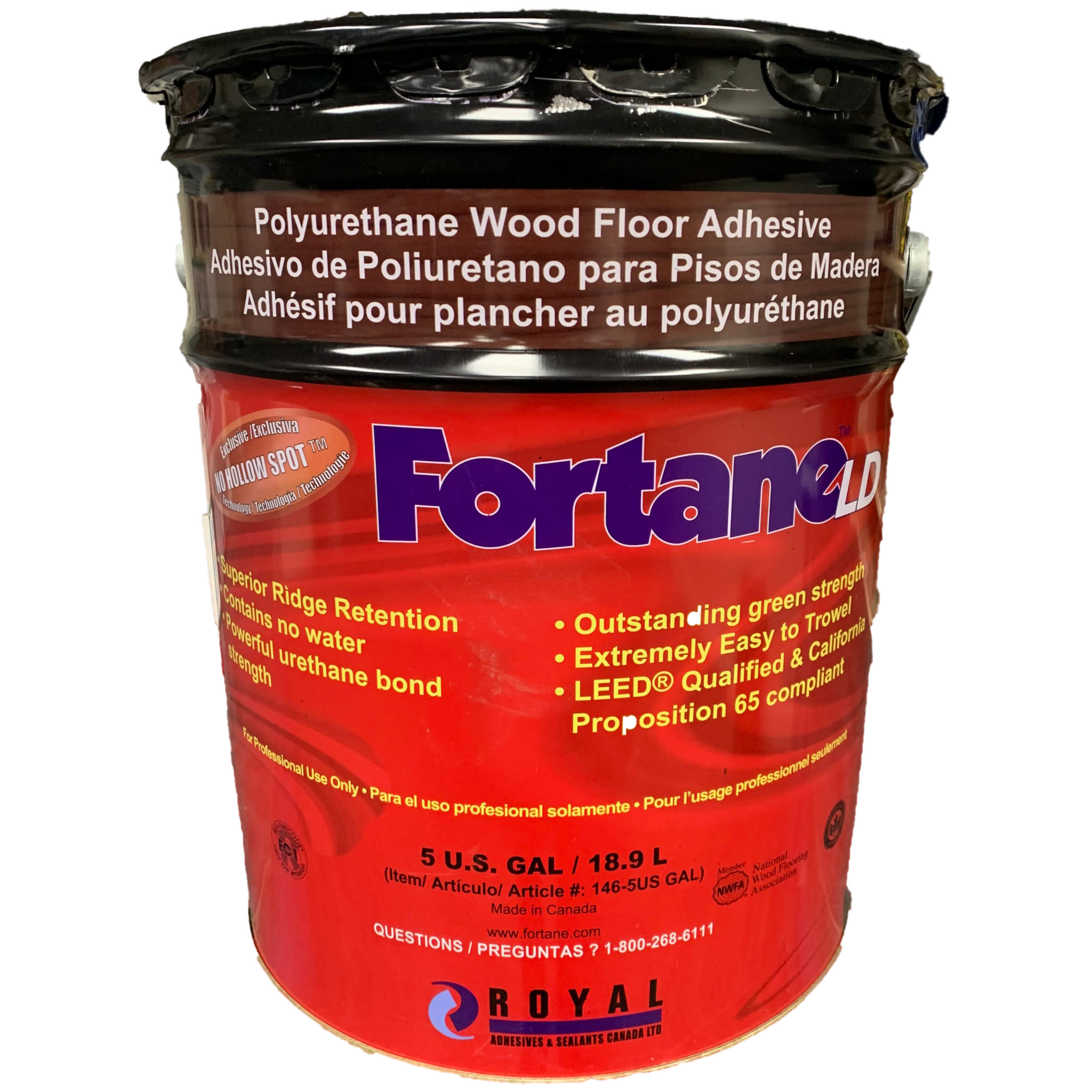 Fortane LD Polyurethane Wood Flooring Adhesive (Engineered Hardwood ...